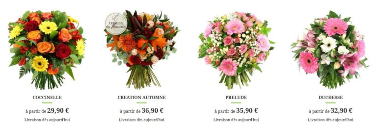 Top10 des meilleurs sites de livraison de fleurs à domicile